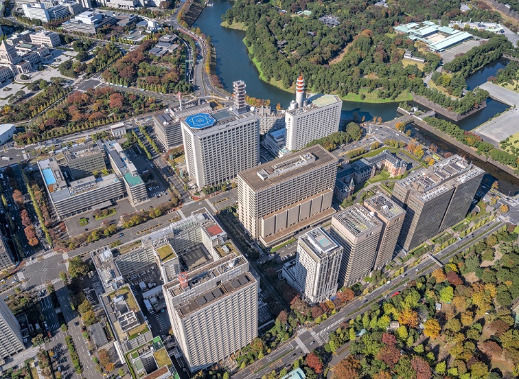 Area in which the state’s administrative organs are concentrated (Tokyo)